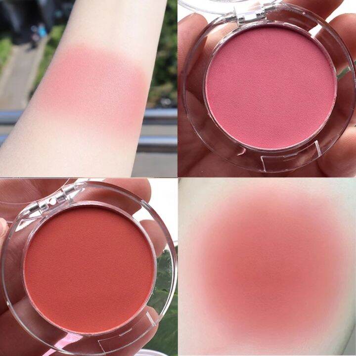 Milk Tea Blush Peach Pallete 6 Colors Face Mineral Pigment Cheek ...