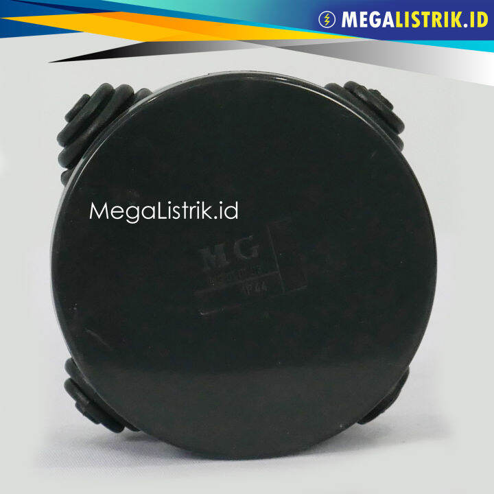 MG JUNCTION BOX BULAT 80 X 40 HITAM / OB DOS BULAT 80X40 MM 4 LUBANG ...