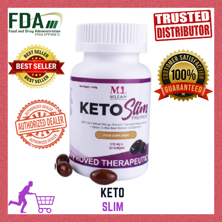 MLeah KetoSlim (1 Bottle 30 Soft-Gel) Keto Diet Weight Management ...