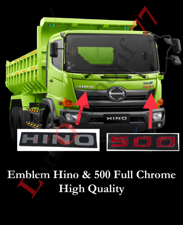 Emblem Logo Mobil Truck Hino 500 | Lazada Indonesia