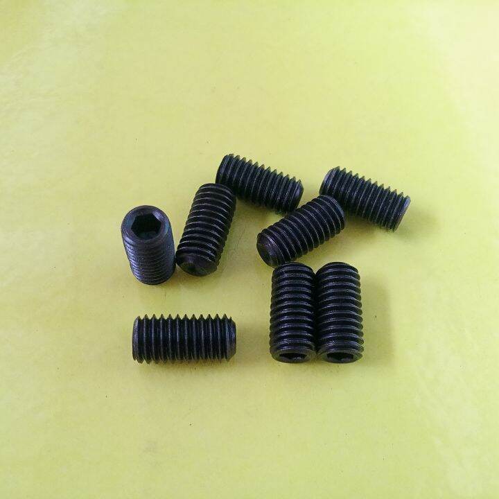 BAUT L TANAM M10 X 25 BAJA / BAUT L TANAM M10X25 / BAUT L SET M10X25 BAJA HITAM SOCKET SET SCREW ...