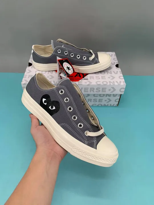 CDG Chuck 70 Low Steel Grey Sneakers For Men And Women | Lazada PH