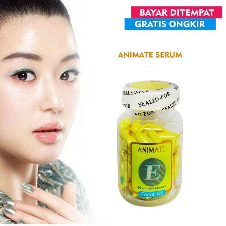 [BISA COD] Animate Serum Wajah Isi 60Kapsul - Serum Gold - Serum ...