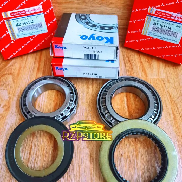 Bearing Set Roda Belakang Luar Dalam + Seal Roda Canter PS 100 120 125 ... Bearing Set Roda Belakang Luar Dalam + Seal Roda Canter PS 100 120 125 ...