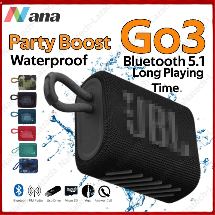 Go3 High-quality speaker Go3 Waterproof Portable Bluetooth Speaker ...