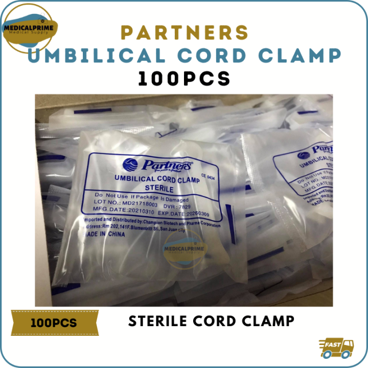 MEDIPRIME Partners Disposable Umbilical Cord Clamp Sterile (100pcs ...