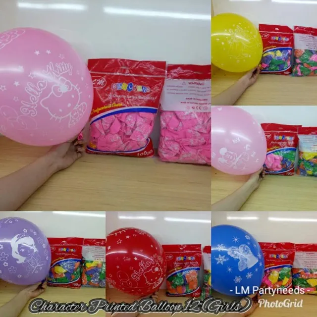 Character Rubber Balloons 100 pcs | Lazada PH