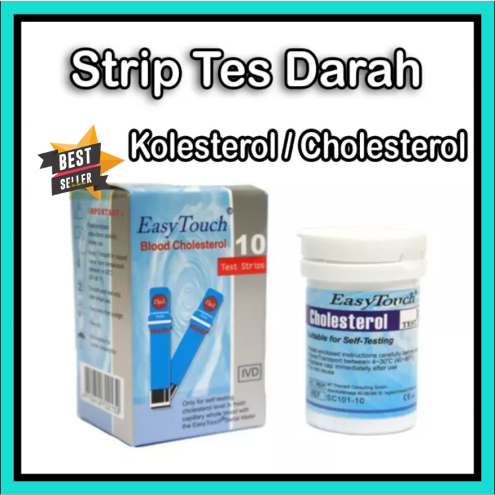 PROMO GRASTIS ONGKIR strrip tes kolesterol strip easy touch kolesterol ...