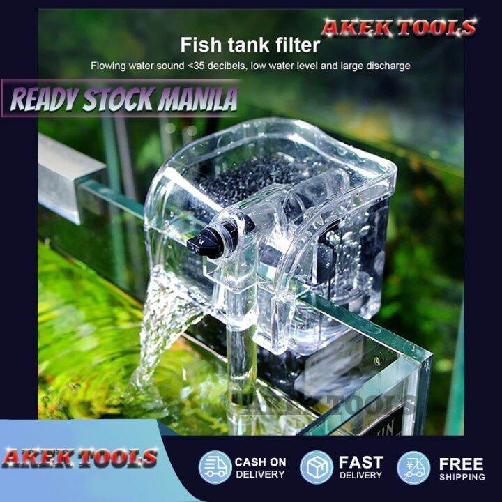 ♩Aquarium Filter External Water Pumps Oxygen Setup machine Waterfall ...