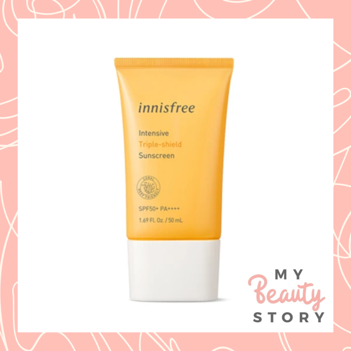 Innisfree Intensive Triple Shield Sunscreen SPF50+ PA++++ 50ml | Lazada PH