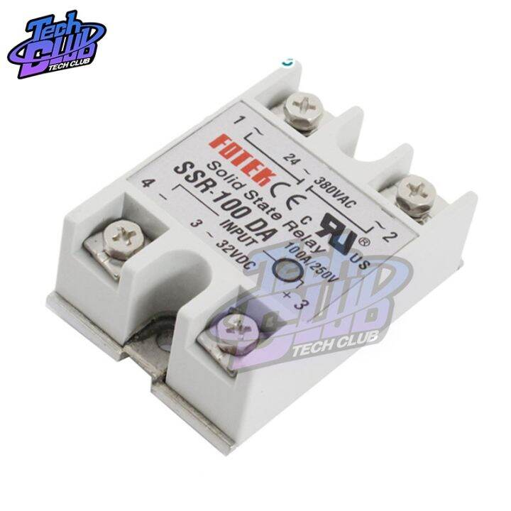220V Relay Industrial Solid State Relay SSR 3-32V DC Input and 24 ...