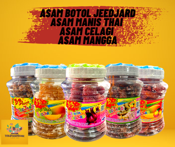 Asam Botol Jeedjard Asam Manis Thai Asam Celagi Asam Mangga | Lazada
