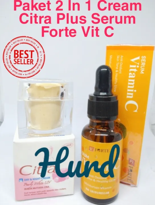Paket 2in 1 Cream Citra Day & Night Plus Serum Forte Vitamin C | Lazada ...