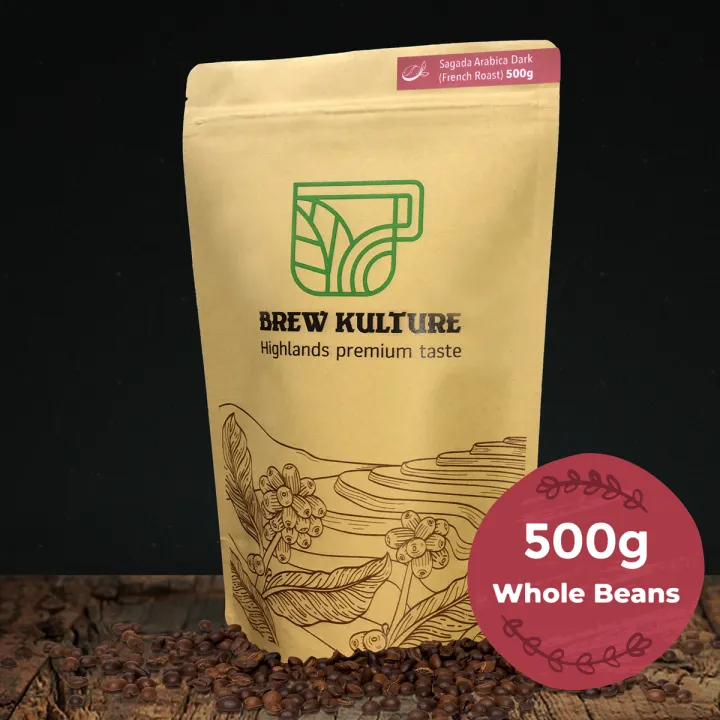 Sagada Arabica Dark 500g Coffee Beans Brew Kulture | Lazada PH