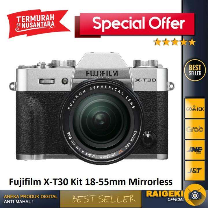 Fujifilm X T30 Kit 18 55mm Black Kamera Mirrorless X T30 Xt30