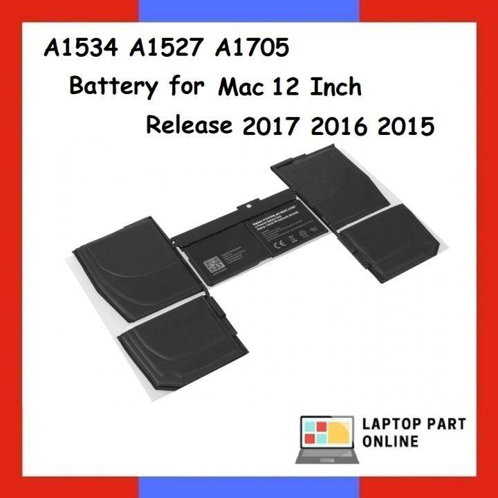 OEM A1534 A1705 FOR 12 Inch Release 2017 2016 2015 Battery | Lazada