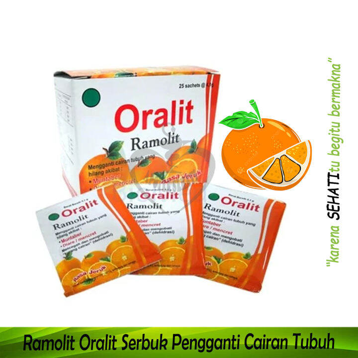 Oralit Ramolit Sachet Pengganti Cairan Tubuh Dehidrasi | Lazada Indonesia