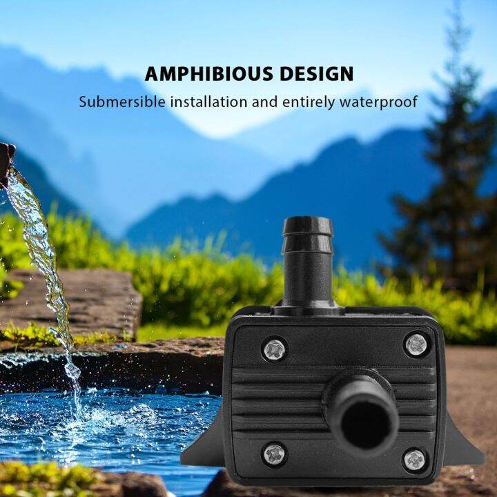 Performance Dc 12v 4.2w 240l/h Flow Rate Cpu Cooling Car Brushless ...