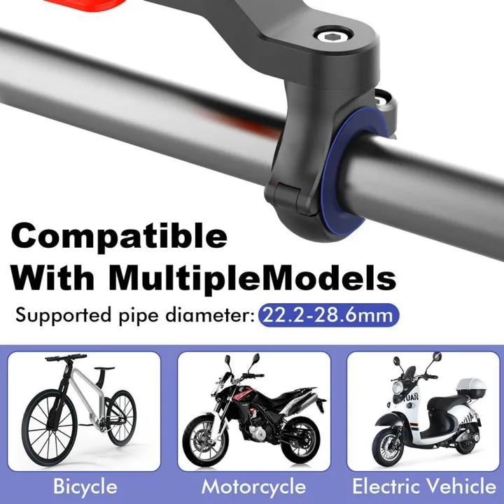 Quad Lock Out Front Bike Twist Mountain Cradle Cycling Device Kit Phone ...