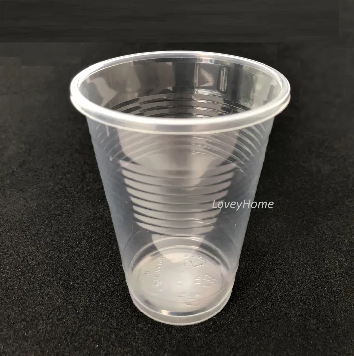 🔥Packaging🔥PP Cup (50pcs±) Party Disposable Plastic Drinking Water ...