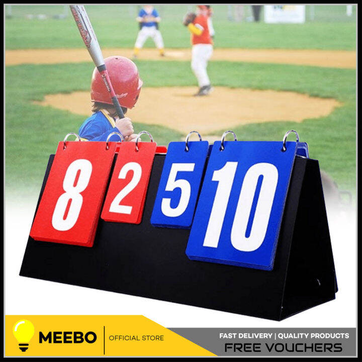 MEEBO Portable 4-Digit Sports Competition Scoreboard for Table Tennis ...