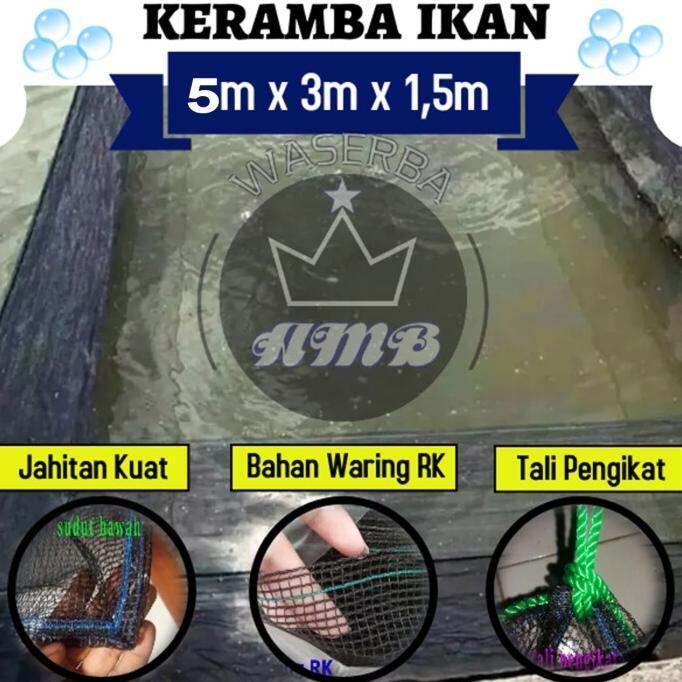 Keramba Ikan Hapa Jaring Ikan Waring Rk Ukuran 5M X 3M X 1,5M | Lazada ... Keramba Ikan Hapa Jaring Ikan Waring Rk Ukuran 5M X 3M X 1,5M | Lazada ...
