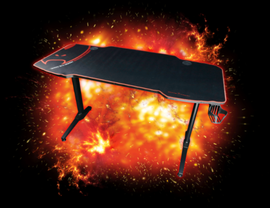 Gaming Freak Gaming Desk GF-GD01-BK | Lazada
