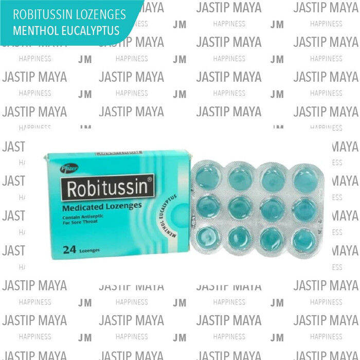 Robitussin Medicated Lozenges Menthol - Permen Pereda Batuk Dan Iritas ...