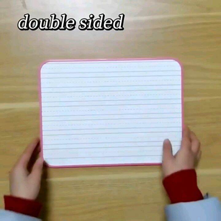 Double Sided Whiteboard with lines (Blue Blue Red lines) | Lazada PH