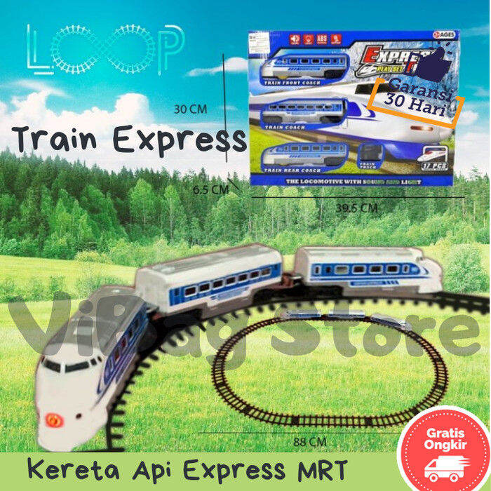 Maianan Kereta Api Express Kereta Api Indonesia LRT MRT LOOP KRT007 ...