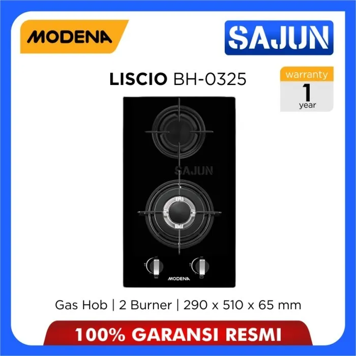 Modena Built In Gas Hob BH 0325 Kompor Tanam LISCIO BH0325 | Lazada ...