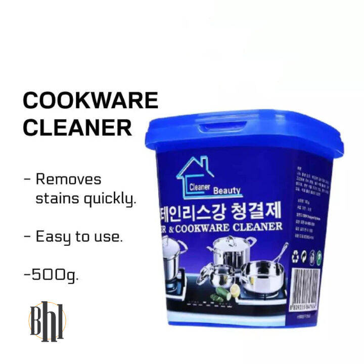(Ready Stock)500g Cookware Cleaner Cleaning paste household stainless ...