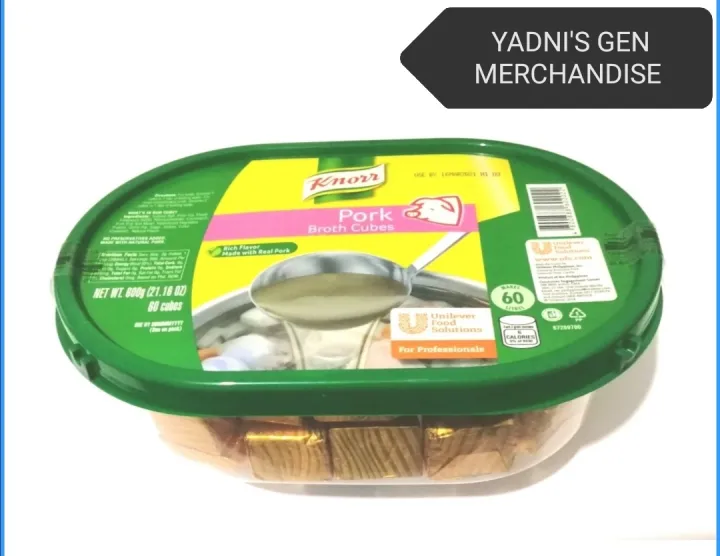 Knorr Pork Broth Cubes Professionals Pack 600g | Lazada PH