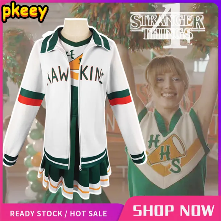 Stranger Things 4 Cheerleading Chrissy Cosplay Costume Jacket Dress The ...