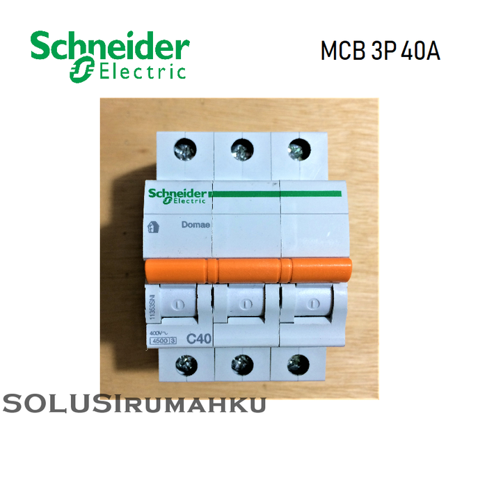 MCB 3 PHASE SCHNEIDER 40A / SIKRING 3 PAS 40 AMPERE / MCB 3P 40 A | Lazada Indonesia