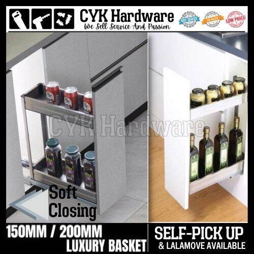 150MM / 200MM Luxury Stainless Steel (2 Tier) Multi Functions Basket ...