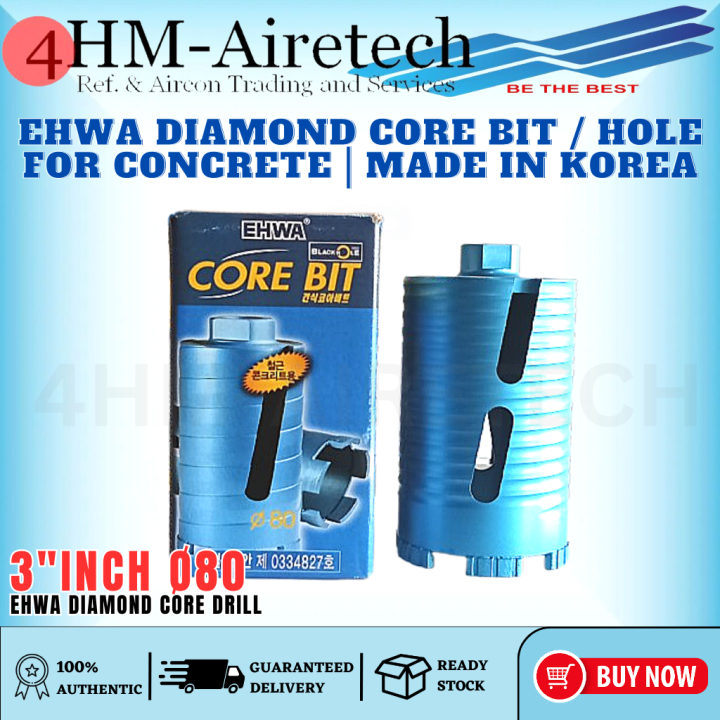 FOURHM [ ORIGINAL ] 80MM EHWA DIAMOND CORE BIT HOLE FOR CONCRETE MADE ...