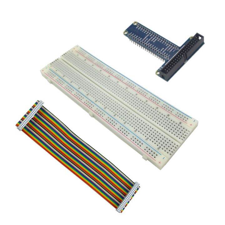 Raspberry Pi 40 Pin GPIO Extension Board + MB-102 Breadboard Bread ...