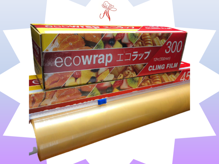 ECOWRAP CLING FILM FOOD WRAP 12in(300MM)x20M Huat Tiong | Lazada