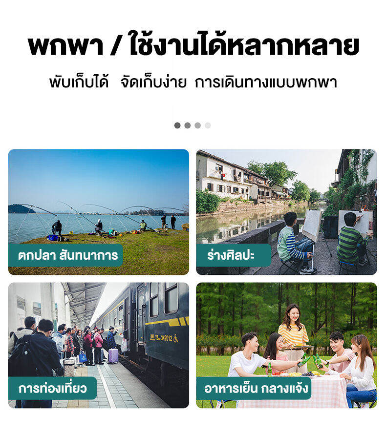 WTHB เก้าอี้สนาม เก้าอี้สนามพับได้ เก้าอี้ปิคนิค เก้าอี้แคมป์ปิ้ง คน ...