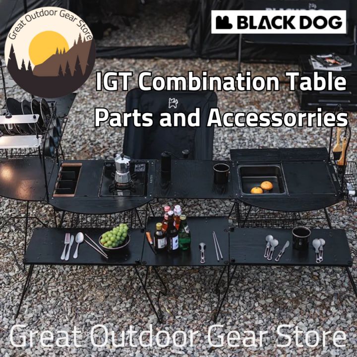 Blackdog Outdoor IGT Combination Table Accessories Create Your Own Unique Camping Table Desktop ...