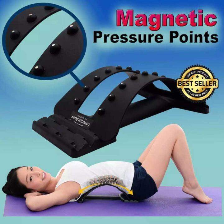 Magnetic Pressure Points Lumbar Traction Orthotic Magic Back Support ...
