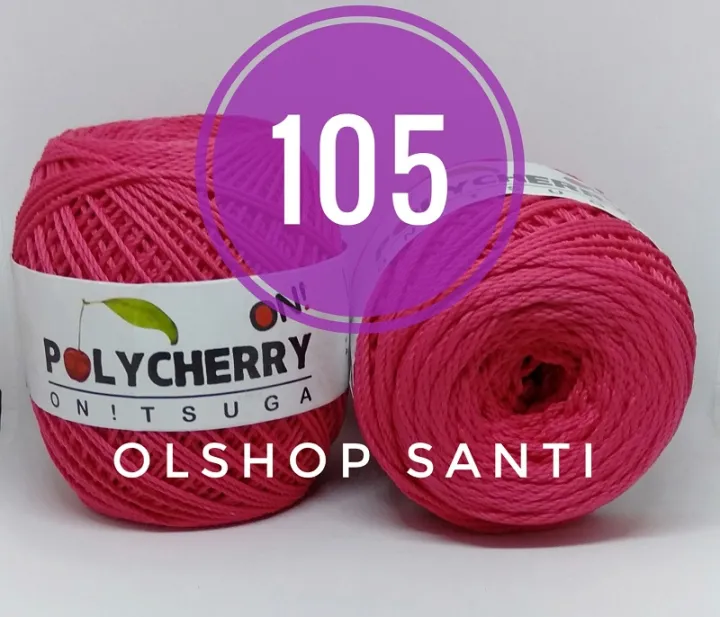 Benang Rajut Polycherry ONITSUGA warna Magenta (105) | Lazada Indonesia