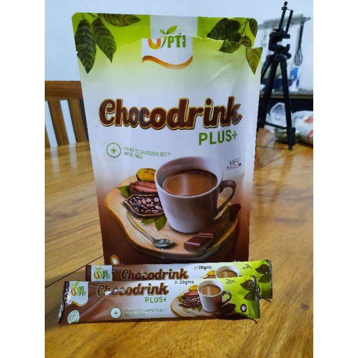 OPTI CHOCO DRINK PLUS WITH PROBIOTICS & ZINC ( 10 sachets) | Lazada PH