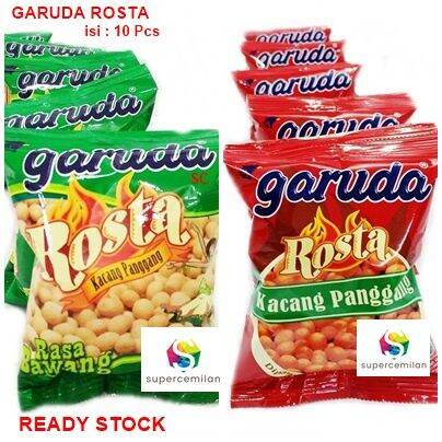 Garuda Rosta Kacang Panggang Bawang / Pedas Isi 10 Pcs | Lazada Indonesia