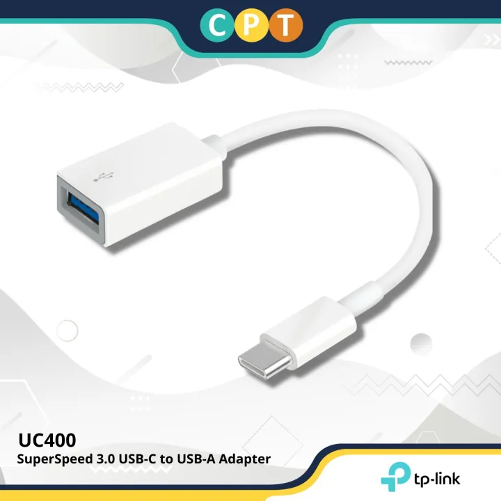 TP-Link UC400 Super Speed 3.0 USB-C to USB-A Adapter | Lazada PH