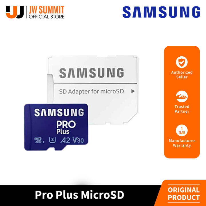 Samsung Pro Plus 128GB/256GB UHS-I U3, A2 microSDXC / MicroSD Card ...