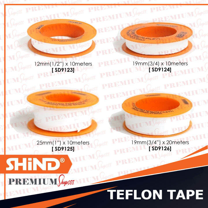 Standard Teflon Tape Roll Thread Seal Sealer TPFE Plumbing Fittings ...