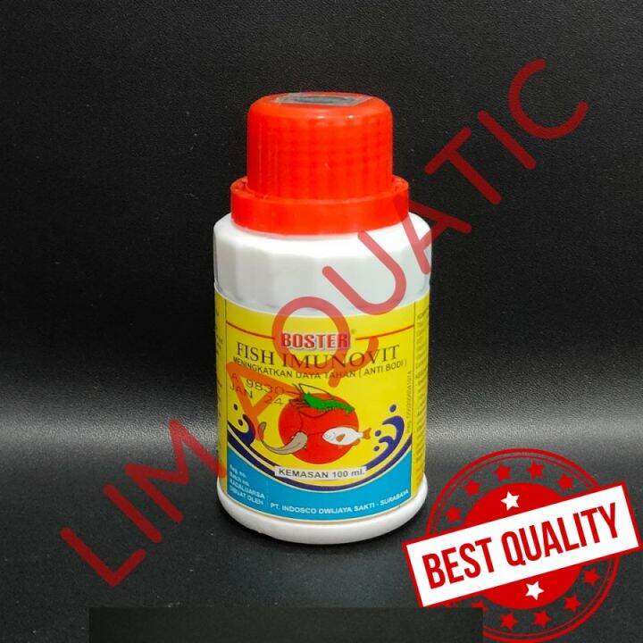BOSTER FISH IMUNOVIT 100 ML / IMUNOSTIMULAN IKAN DAN UDANG | Lazada ...