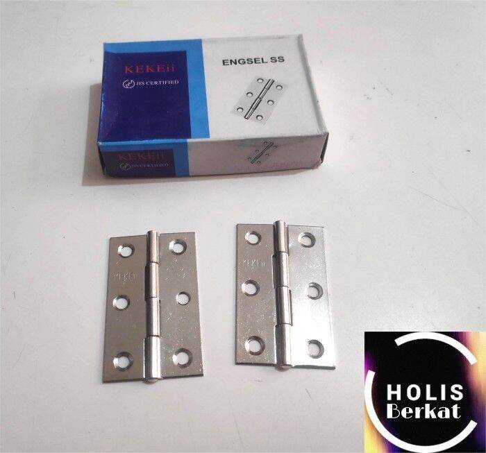 Engsel Tipis Stainless Steel Ukuran 2,5" (Harga Per Pasang) | Lazada ...